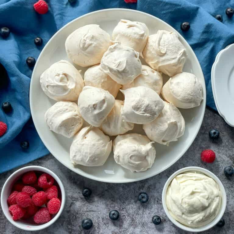 Crispy Chewy Meringues - Easy! - Just a Mum's Kitchen