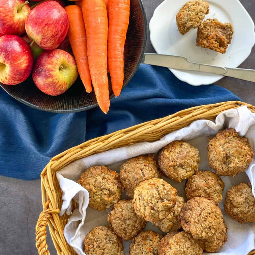 Apple Carrot Muffins - So easy! -Just a Mum's Kitchen