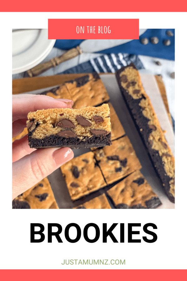 Brookies (Brownie & Chocolate Chip Cookie Slice) | Just a Mum's Kitchen