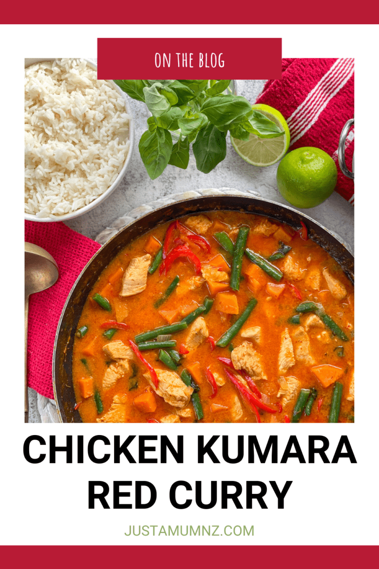 Chicken and Kumara Red Curry - Just a Mum's Kitchen