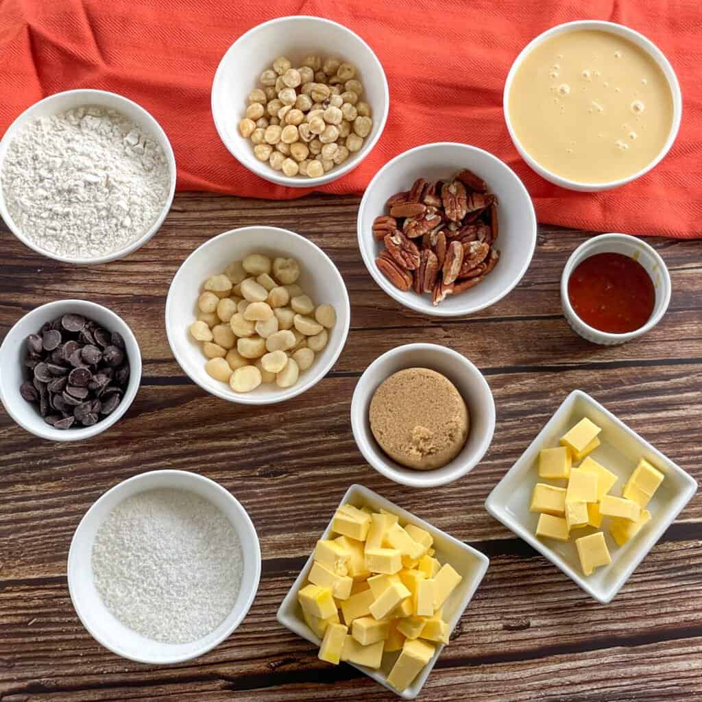 Caramel Nut Slice - Just a Mum's Kitchen