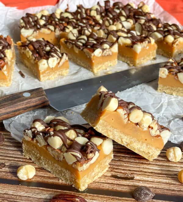 Caramel Nut Slice - Just a Mum's Kitchen