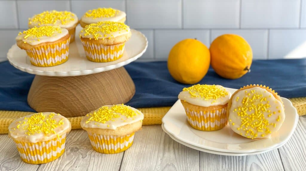 Easy Lemon Cupcakes - Just a Mum's Kitchen