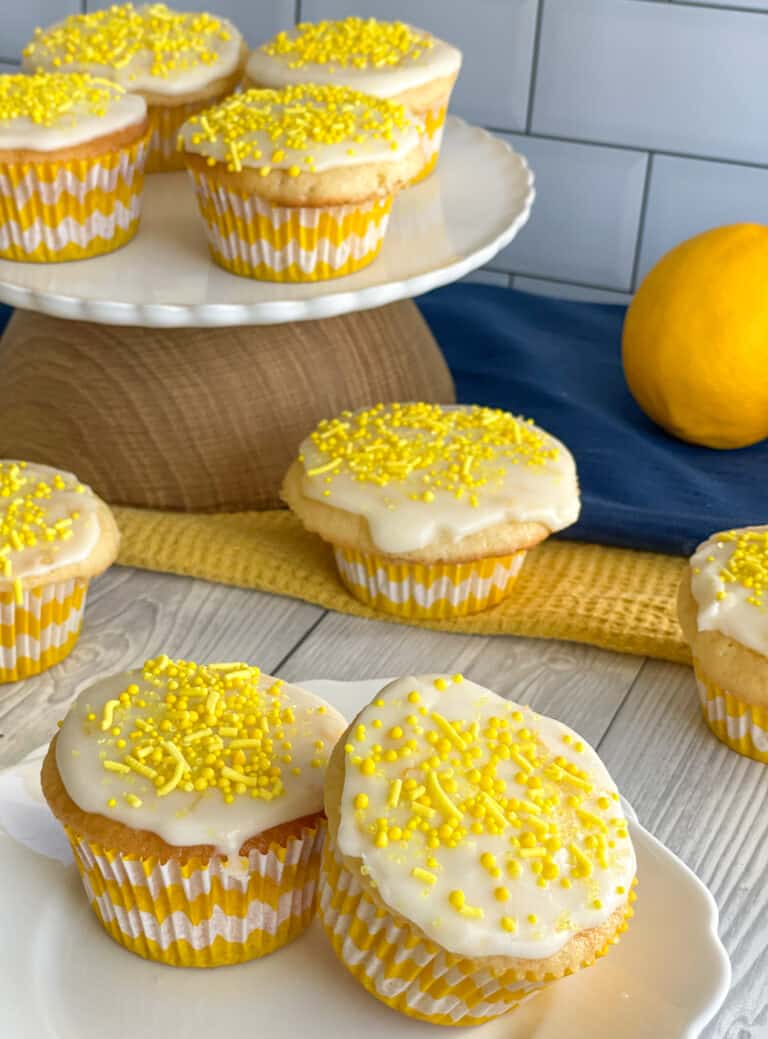 Easy Lemon Cupcakes - Just a Mum's Kitchen