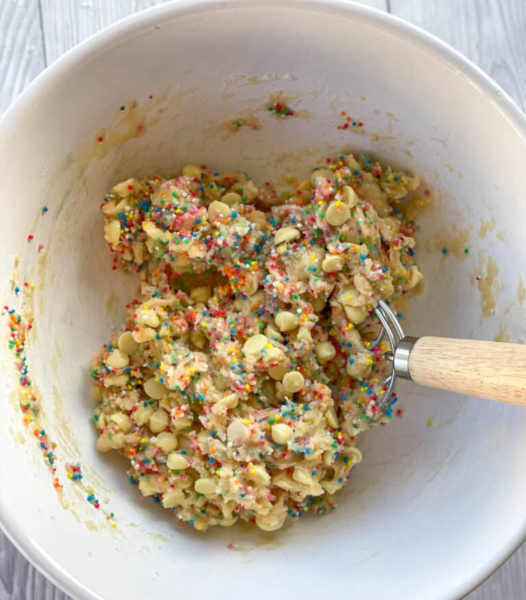 Cake Mix Vanilla, White Chocolate and Sprinkle Cookies | Just a Mum's ...
