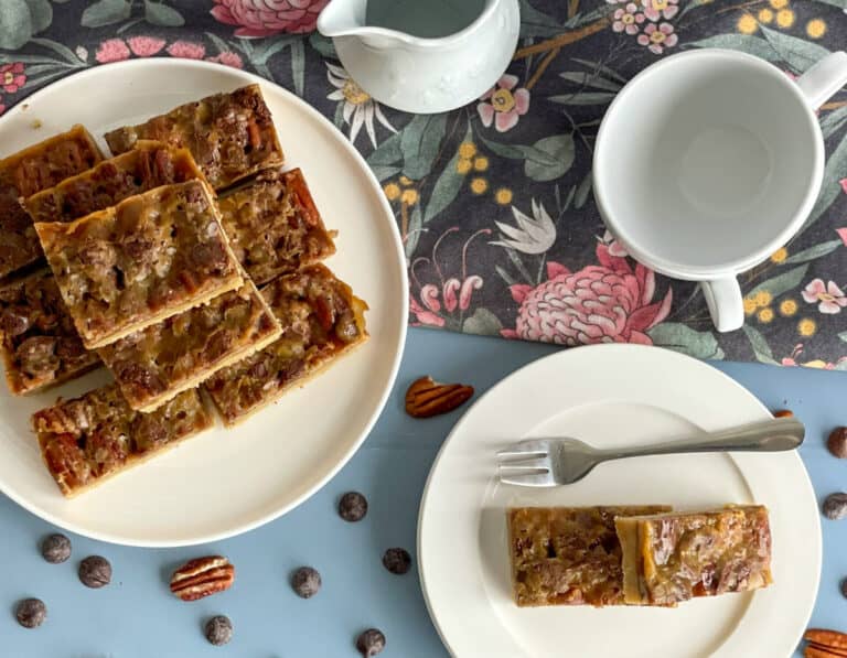Pecan Caramel Slice - Just a Mum's Kitchen