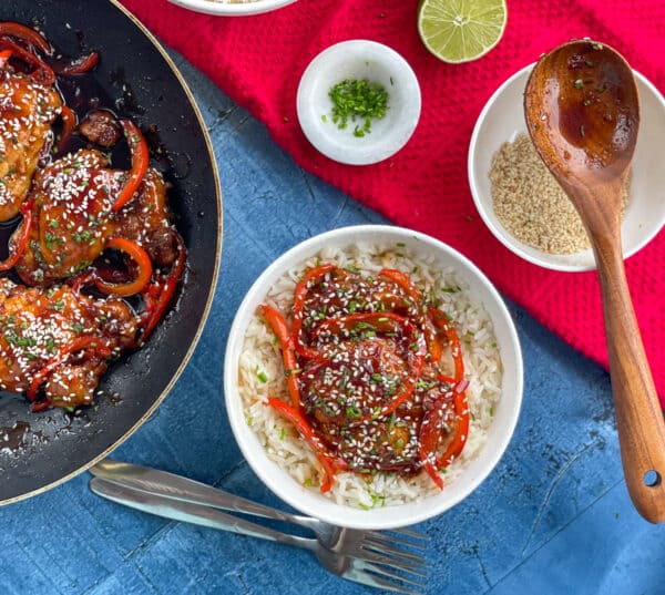 Easy Sticky Asian Chicken - Just a Mum's Kitchen