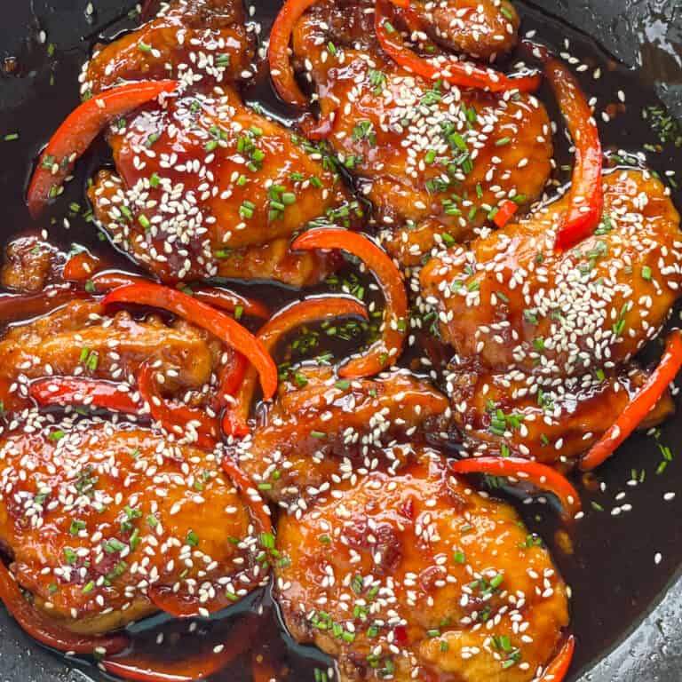 Easy Sticky Asian Chicken - Just a Mum's Kitchen