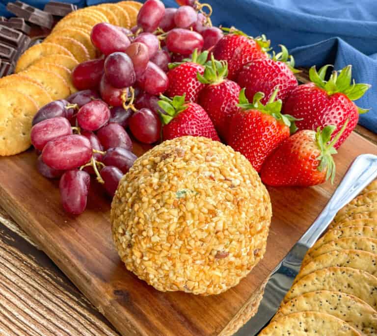 Apricot Almond Cheese Log | Just a Mum's Kitchen