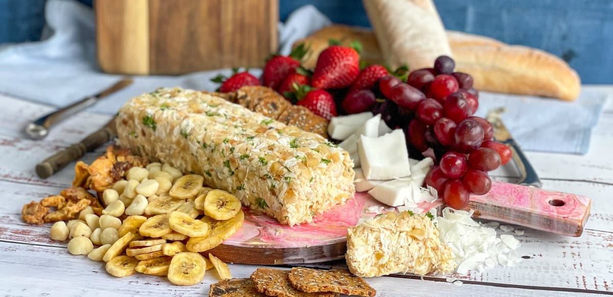 Pineapple, Macadamia and Coconut Cheese Log - Just a Mum's Kitchen