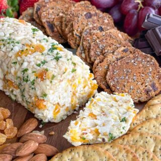 Apricot Almond Cheese Log | Just a Mum's Kitchen