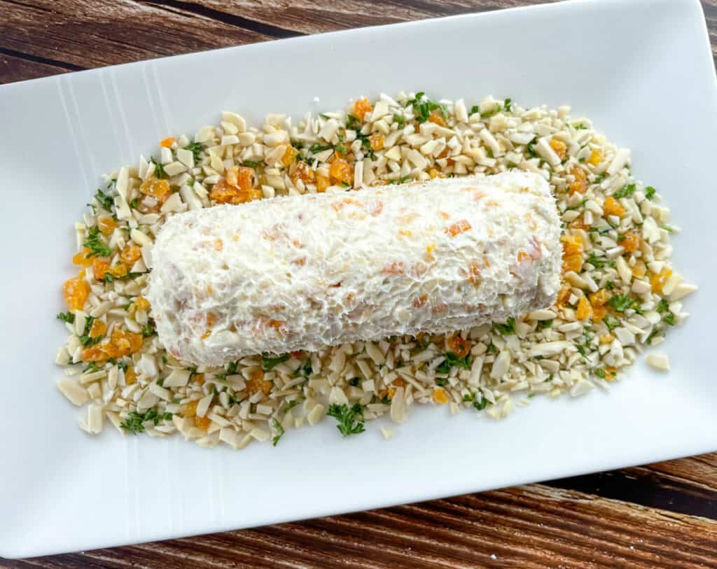 Apricot Almond Cheese Log | Just a Mum's Kitchen