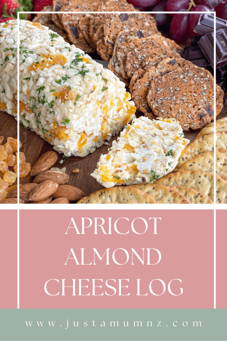 Apricot Almond Cheese Log - Just a Mum's Kitchen