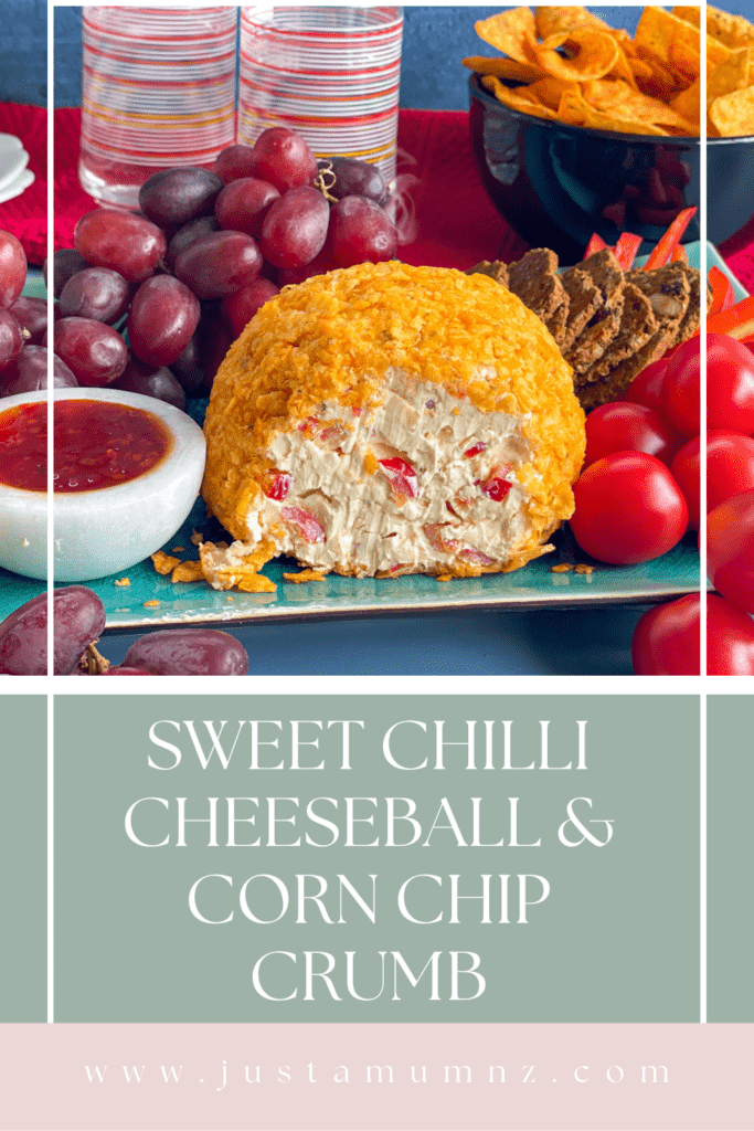 Sweet Chilli Cheeseball & Corn Chip Crumb - Just a Mum's Kitchen