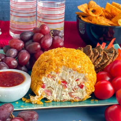 Sweet Chilli Cheeseball & Corn Chip Crumb - Just a Mum's Kitchen