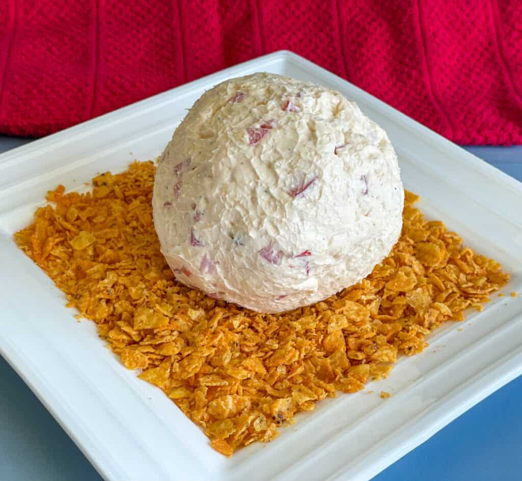 Sweet Chilli Cheeseball & Corn Chip Crumb - Just a Mum's Kitchen