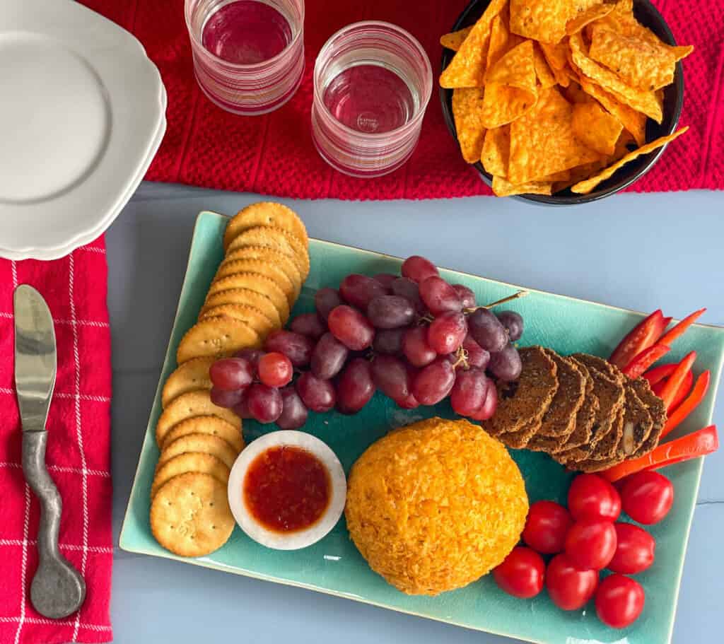 Sweet Chilli Cheeseball & Corn Chip Crumb - Just a Mum's Kitchen