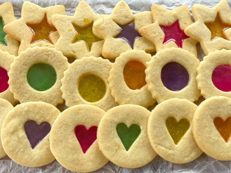 Stained Glass Window Cookies - Just a Mum's Kitchen
