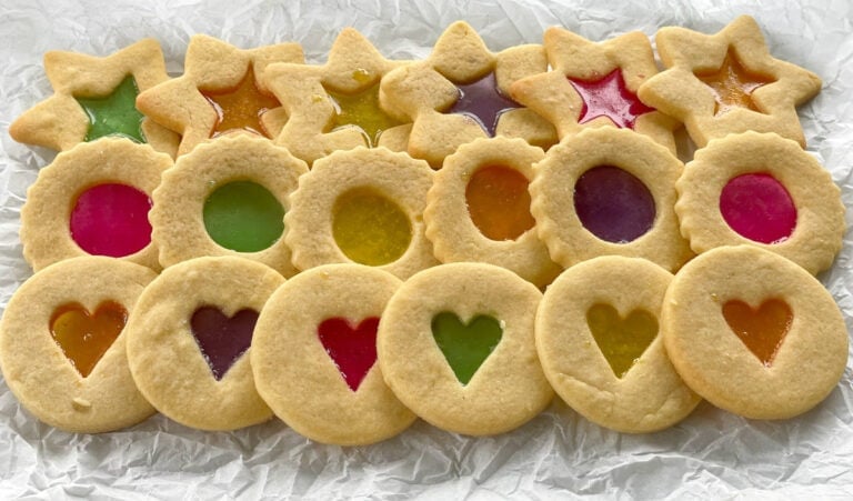 Stained Glass Window Cookies - Just a Mum's Kitchen