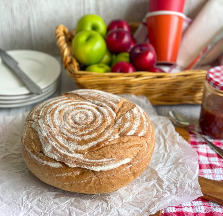 Layered Picnic Sandwich - Just a Mum's Kitchen