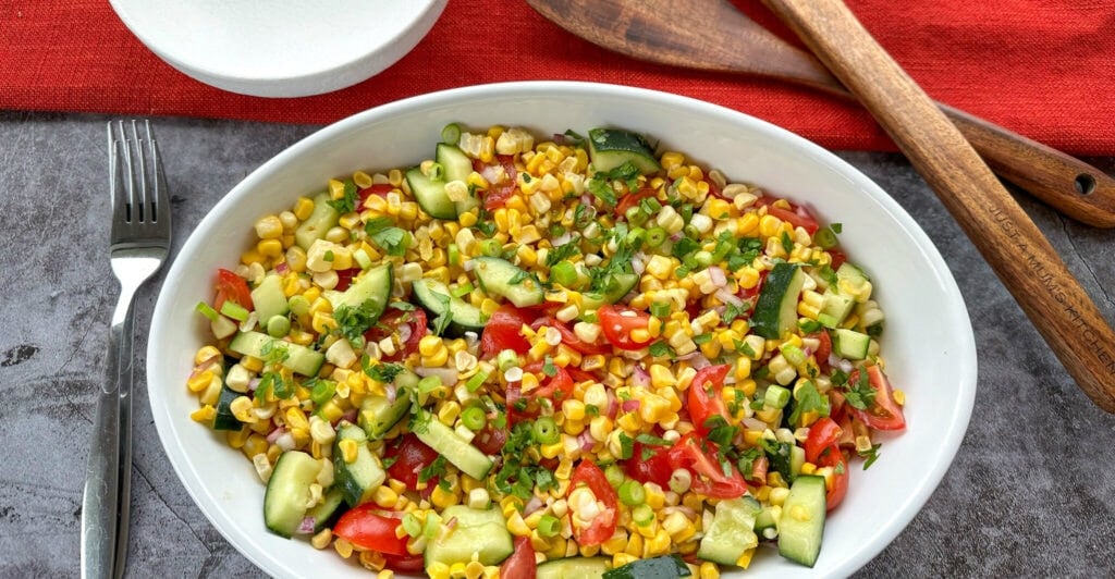 Sweetcorn Salad - Just a Mum's Kitchen