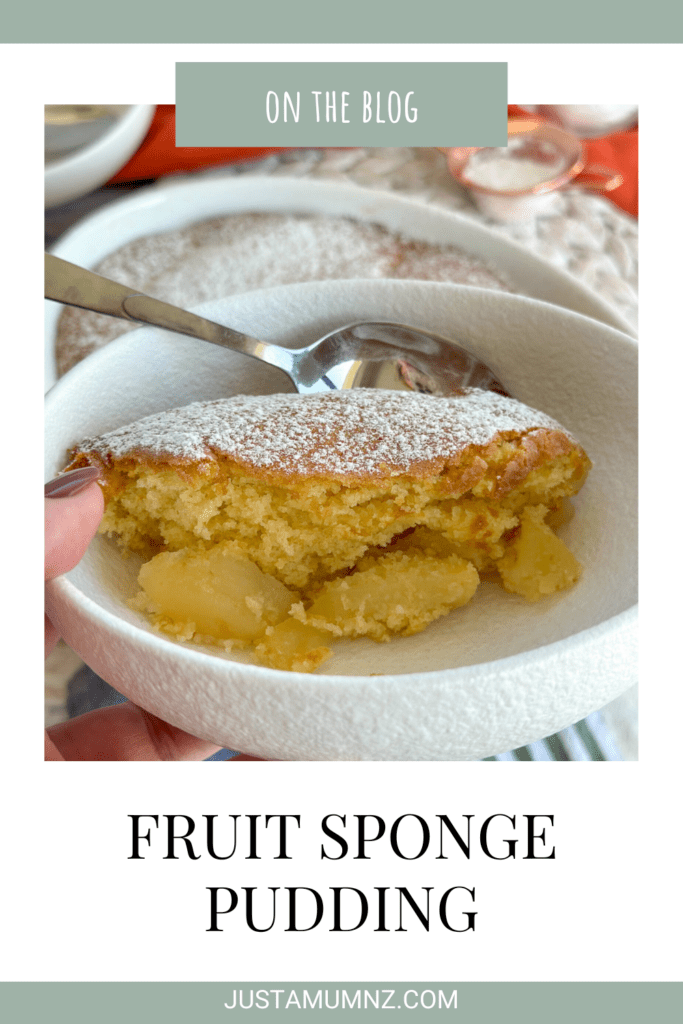 Fruit Sponge Pudding - Just a Mum's Kitchen