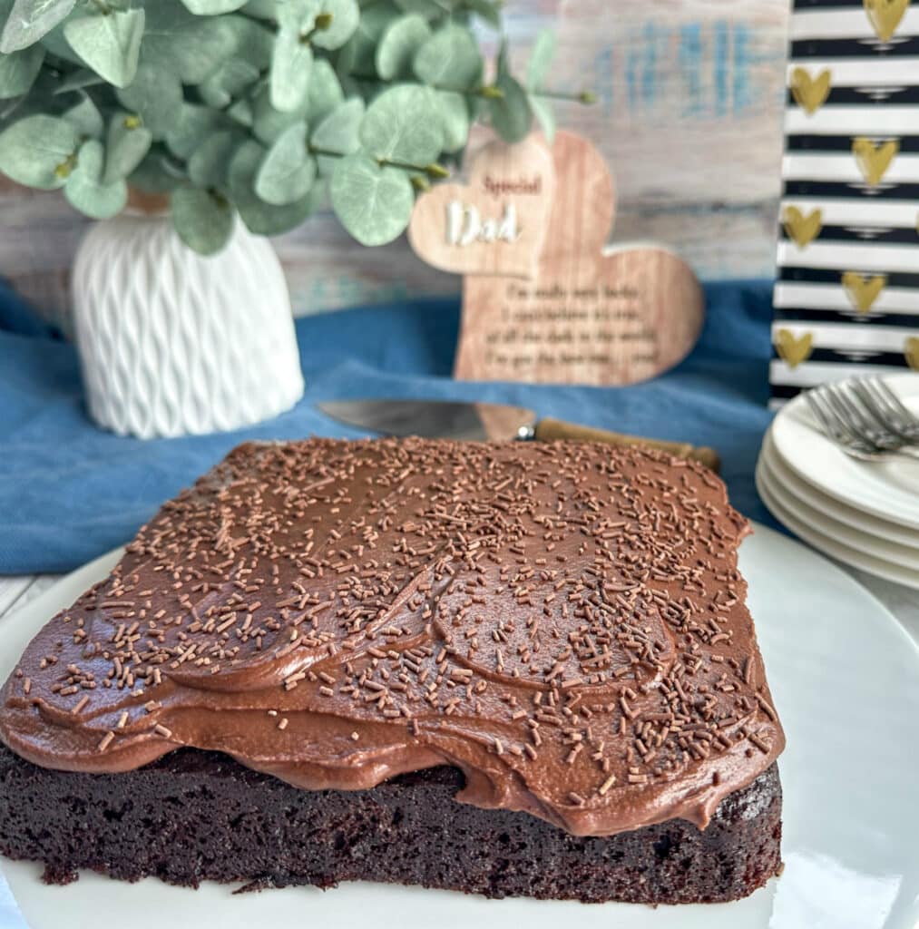 Wacky Chocolate Cake - Just a Mum's Kitchen