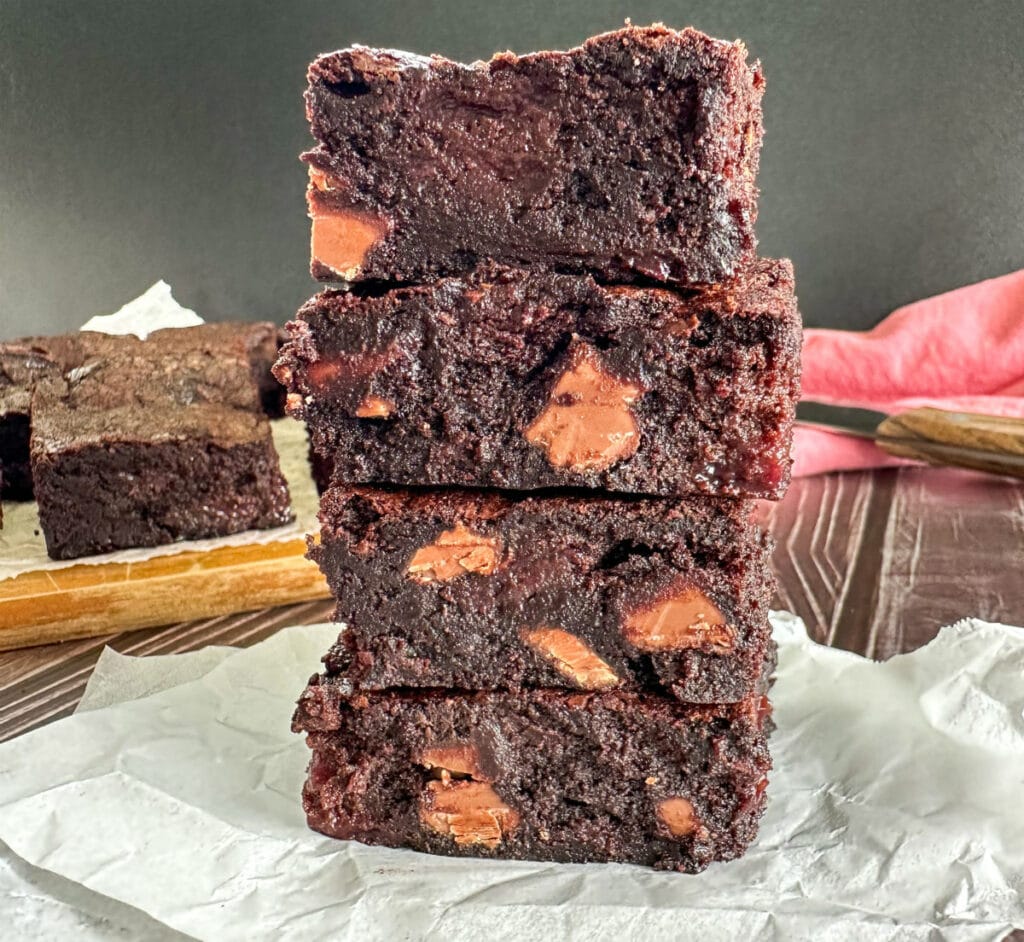 Cherry Chocolate Brownie - Just a Mum's Kitchen