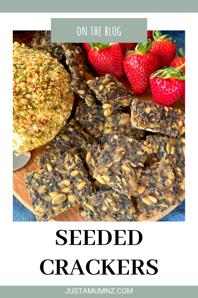 The Best Seeded Crackers | Just a Mum's Kitchen