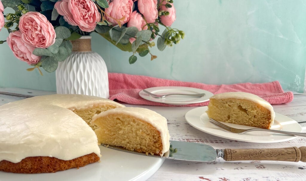 Wacky Vanilla Cake - Just a Mum's Kitchen