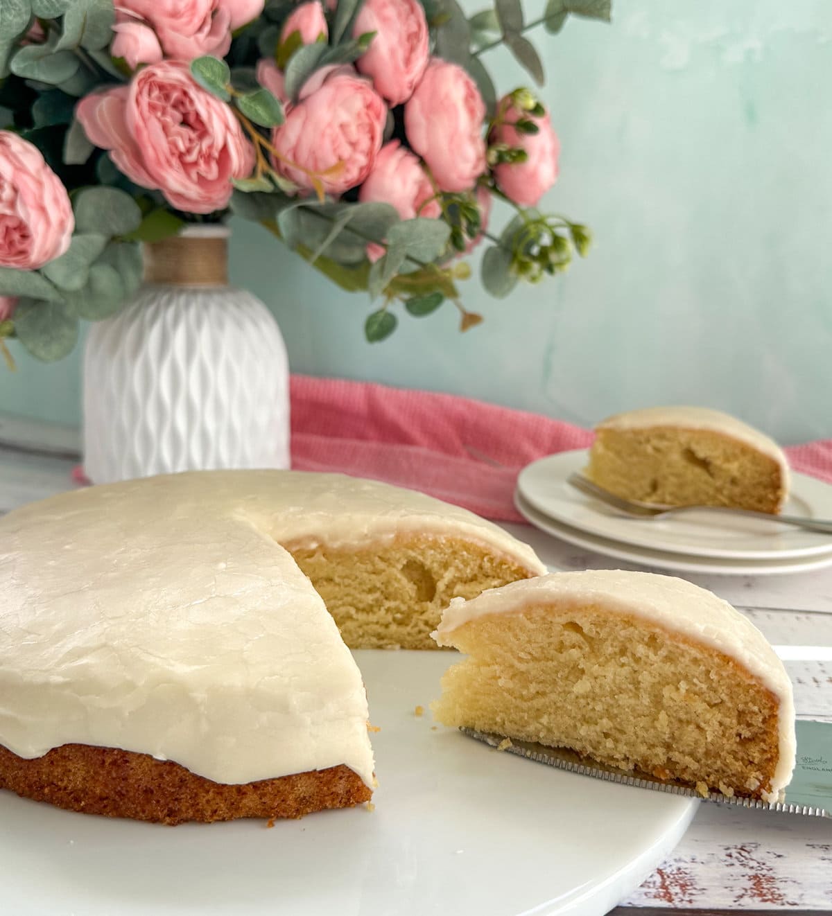 Wacky Vanilla Cake - Just a Mum's Kitchen