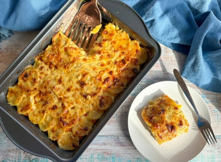 Kumara and Potato Bake - Just a Mum's Kitchen