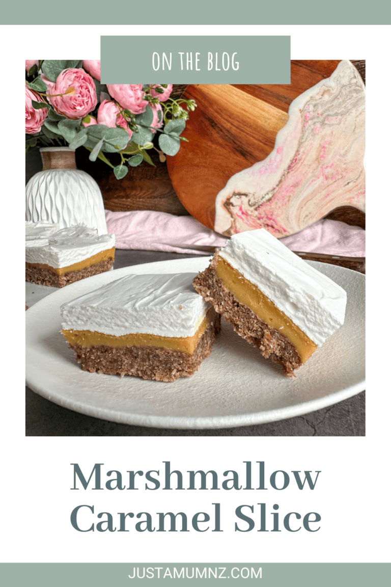 Marshmallow Caramel Slice - Just a Mum's Kitchen