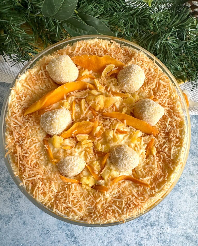 Easy Tropical Trifle Recipe - Just a Mum's Kitchen