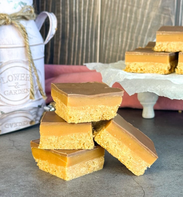 No-Bake Caramel Slice - Coconut Free - Just a Mum's Kitchen