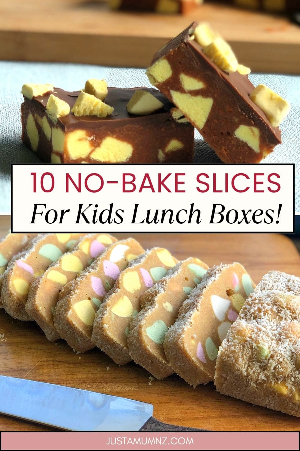 10 Easy No Bake Slices for Lunchboxes - Just a Mum's Kitchen