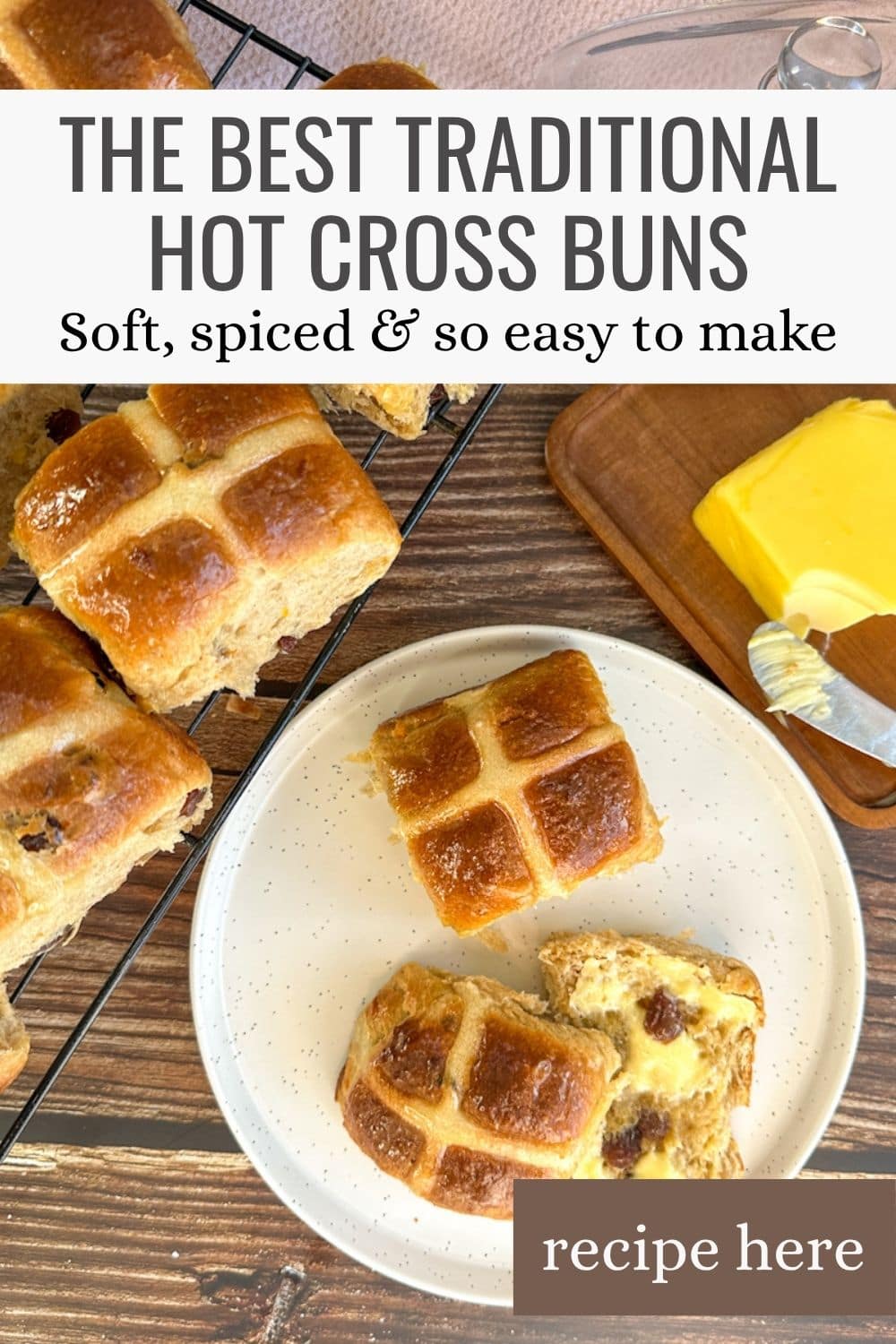 Bakery Style Traditional Hot Cross Buns | Just a Mum's Kitchen